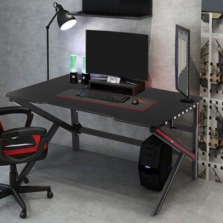 PC Workstation Table Gaming Computer Desk Programmer E Sports Sturdy K ...