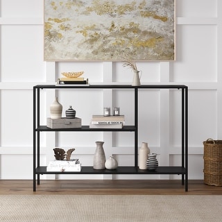 Rye Studio Loranze Industrial Console Table w/ Shelves - Bed Bath ...