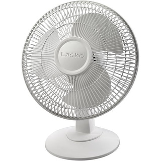Lasko 3-Speed 12" Table Fan - White - Bed Bath & Beyond - 3913935