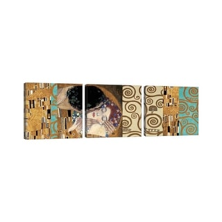 iCanvas "Klimt 150 Anniversary II" by Gustav Klimt 3-Piece Canvas Wall ...