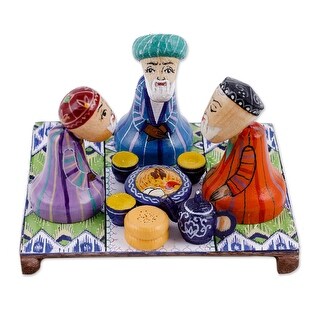 Novica Handmade Sage Gathering Wood Sculpture - Bed Bath & Beyond ...