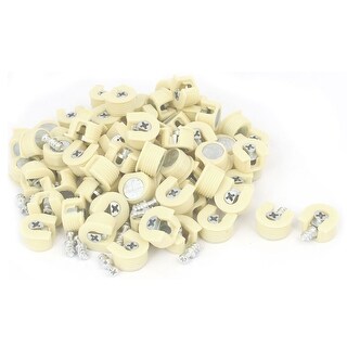 Round Shape Plastic Two-in-One Screw in Type Shelf Support Bracket ...