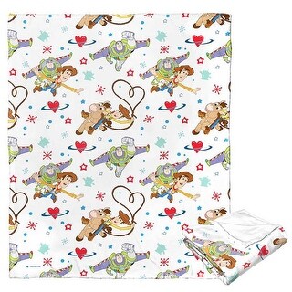 Disney Pixar Toy Story Valentine's Day Silk Touch Throw Blanket - Bed ...
