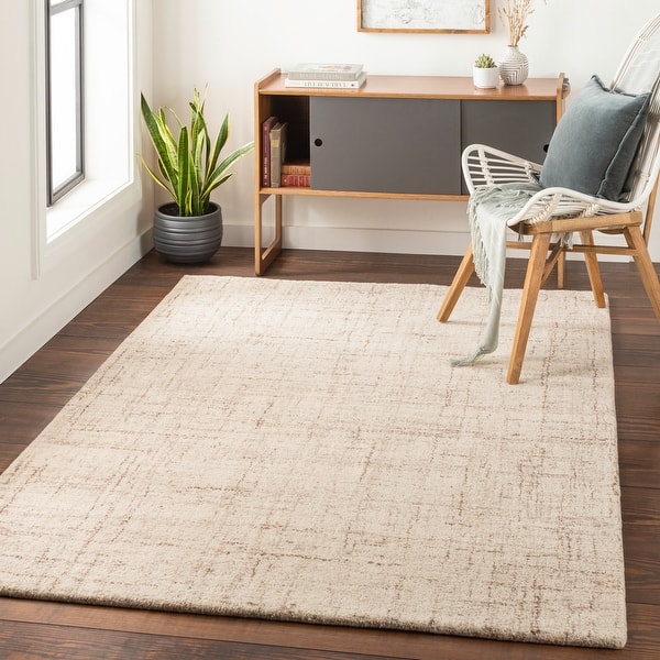 Mangala Handmade Modern Abstract Wool Area Rug - Bed Bath & Beyond ...