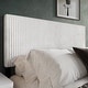 CraftPorch Corduroy Modern Upholstered Pleated Velvet Headboard - Bed ...