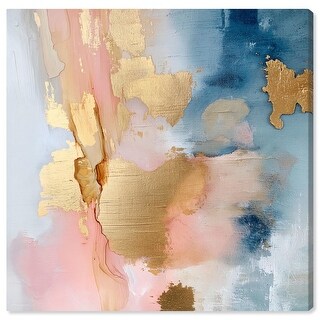 Flecks of Gold Canvas Spring Abstracts by Art Remedy - Bed Bath ...