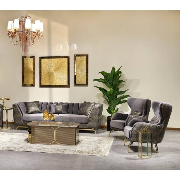 Junde 3-piece Living Room Set - Bed Bath & Beyond - 36971268