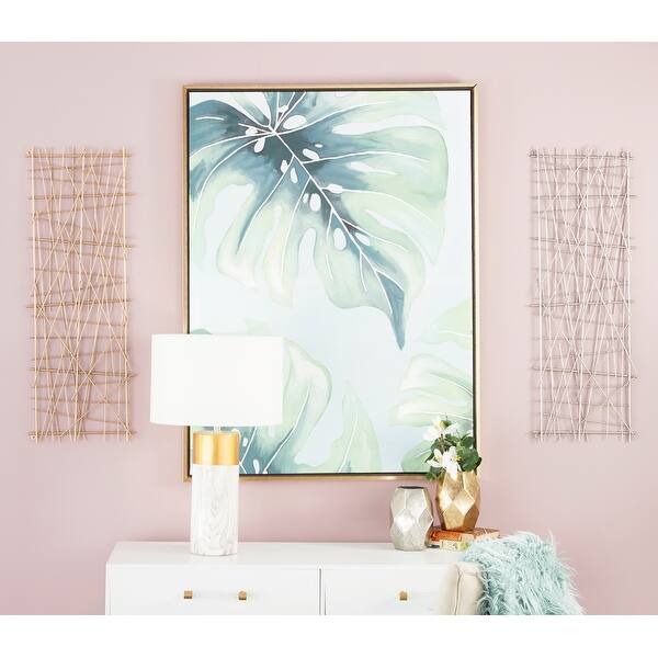 CosmoLiving by Cosmopolitan Multi Colored Metal Metallic Overlapping ...