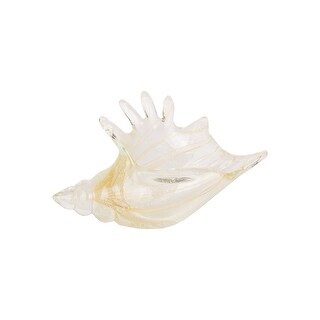 Clear/Brown Glass Shell Figure Figurine Decor - Bed Bath & Beyond ...