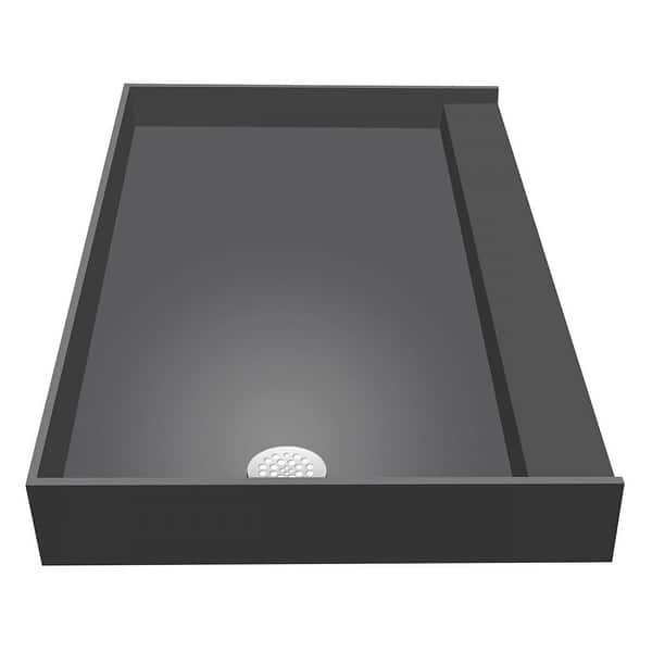 Tile Redi P3048L-PVC-13x6-4.5-4.5 48" x 30" Alcove Tileable Shower Pan ...
