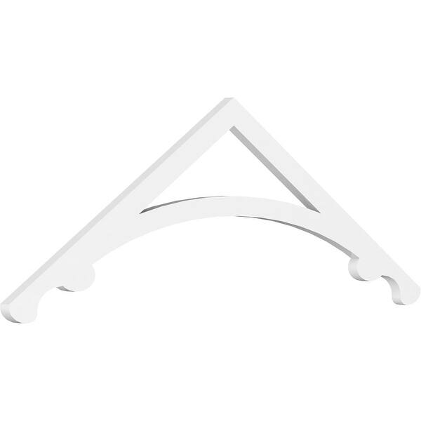 (4/12) Pitch Legacy Architectural Grade PVC Gable Pediment - Bed Bath ...