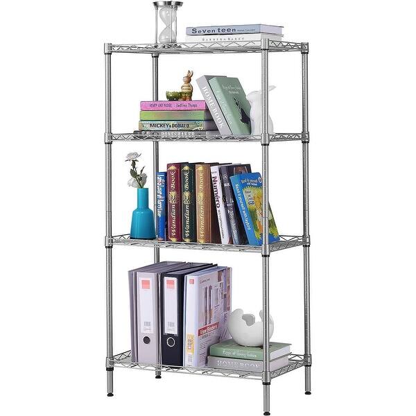 4-Tier Metal Wire Shelving Unit for Pantry Closet Storage - Bed Bath ...