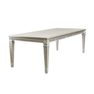 Modern Glam Design Dining Table with Extension Leaf - Bed Bath & Beyond ...