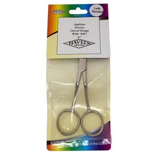 Havel Double Pointed Left Handed Duckbill Applique Scissors 6in - Bed ...