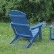 All-Season Outdoor Adirondack Chairs lounge chair, made of sturdy HIPS ...
