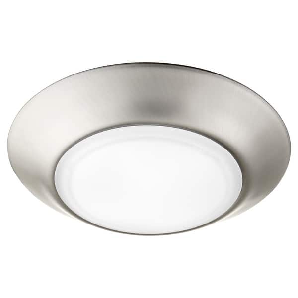 Quorum International 6" Wide LED Flush Mount Bowl Ceiling Fixture - Bed ...