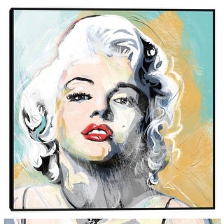 Marilyn Portrait I By Studio Arts Canvas Art Print - Bed Bath & Beyond ...