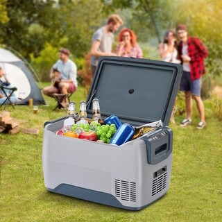 Portable Freezer With internal capacity 37 quarts Available,ABS,Grey ...