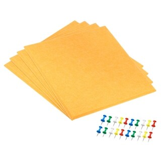 4Pcs Felt Pin Board Tile Self Adhesive Square Wall Bulletin Push Pin ...