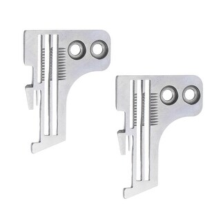 2pcs 202554E 4-Thread 5mm Hole Dia Chrome Plated Needle Plate for ...