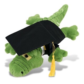 DolliBu Green Alligator Small Graduation Plush Toy with Gown and Cap ...