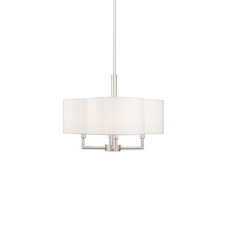 Livex Lighting Chelsea 4 Light 18" Wide Drum Chandelier - Bed Bath ...