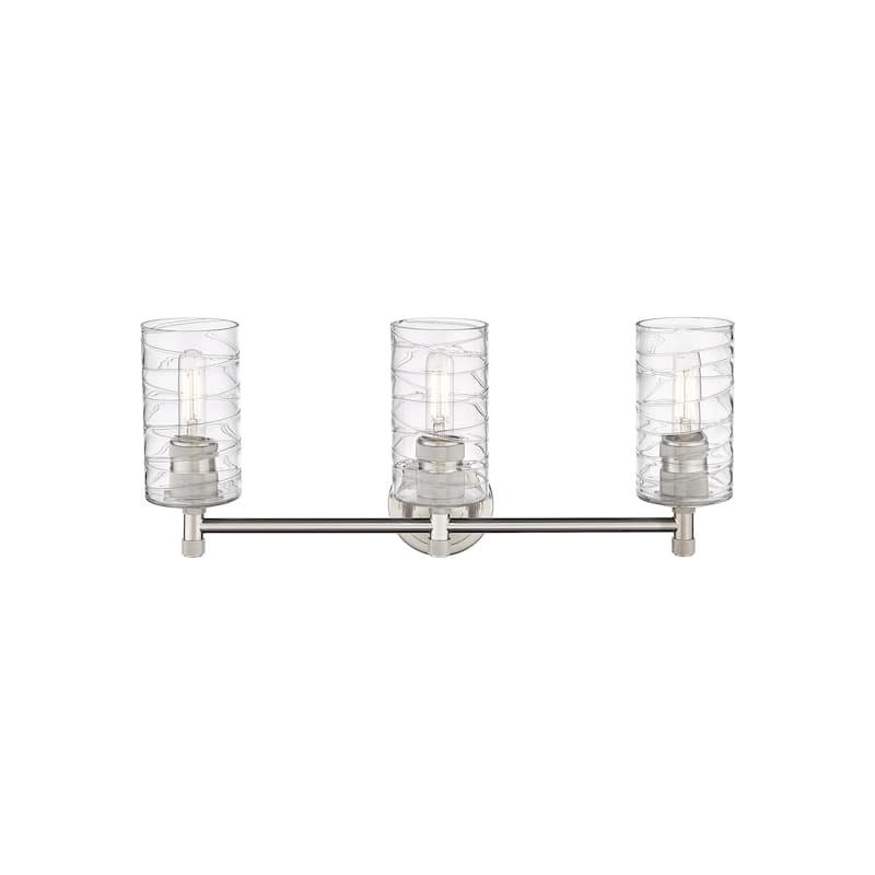 Innovations Lighting Crown Point - 3 Light 7" Wall-Mounted Bath Vanity ...