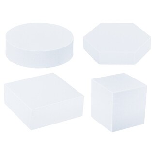 Photography Props Set, Hard Foam Square Round Hexagon Photo Props - Bed ...