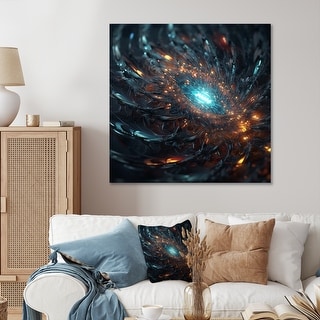 Designart "Interstellar Infinity Matrix" Space Wall Decor - Bed Bath ...