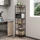 6-story Corner Shelf 4 Wheeled Kitchen Cart Disassembly Storage ...