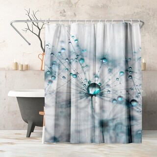 Droplets Of Cyan - Shower Curtain - Bed Bath & Beyond - 31032151