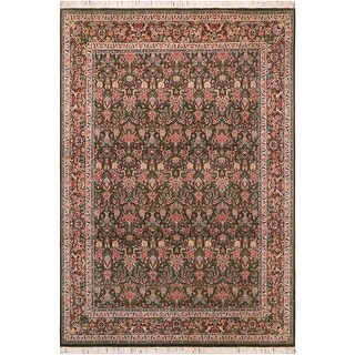 Pak Persian Manda Green/Beige Wool Rug - 8'2'' x 10'1'' - 8 ft. 2 in. X ...