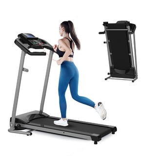 Foldable Treadmill with Remote Control LED Display & Bluetooth Music ...