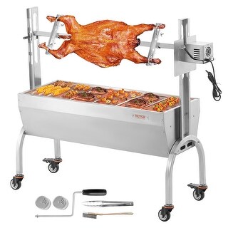 Rotisserie Grill, 46 Inch 132 Lbs Capacity, Electric 52W Motor ...