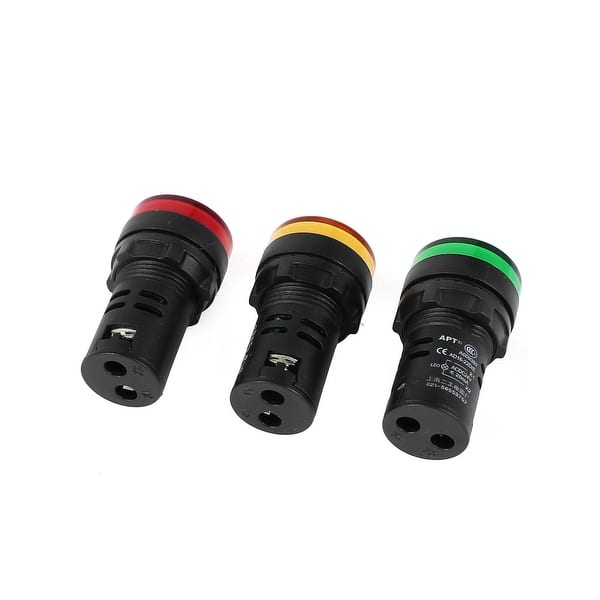 Home AD16-22D/S LED Pilot Light Panel Indicator Lamp 22mm DC 24V 3pcs ...