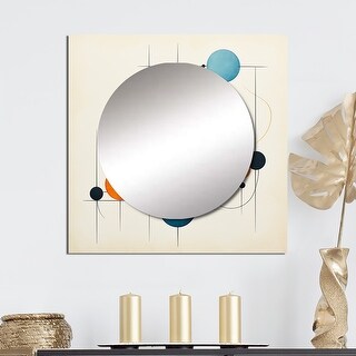 Designart "Distant Galaxies Midcentury Elegant Retro VI" Abstract ...