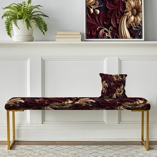 Opulent Victorian Scrollwork Victorian Pattern - Damask Upholstered ...