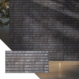 Dundee Deco Grey Faux Wood 3D Wall Panels, 38 in X 20 in, PVC - Bed ...