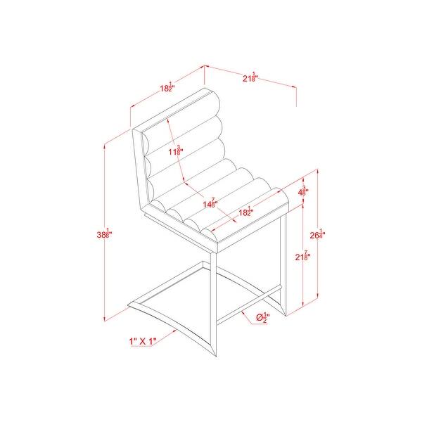 Furniture of America Diti Contemporary Counter Height Chairs (Set of 2 ...