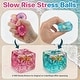 Marine Shells Ocean Ice Cube Slow Rising Sensory Squishy Fidget Toy, 4 ...
