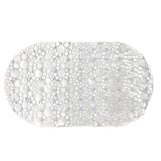 Popular Bath Aquarius Oblong Vinyl Tub Mat, 15x27 Inches - 15x27 Inches ...