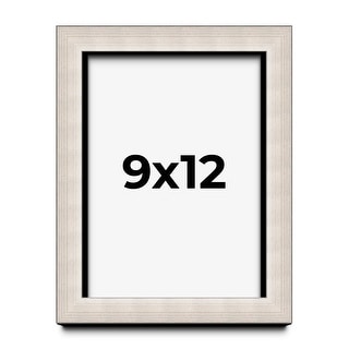9x12 Shadow Box Frame Silver Real Wood Contemporary Shadowbox Display ...