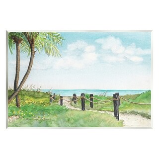 Stupell Tropical Summer Path Wall Plaque Art Design By Christine ...