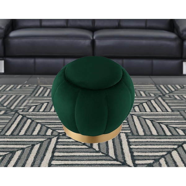 Hunter green ottoman store