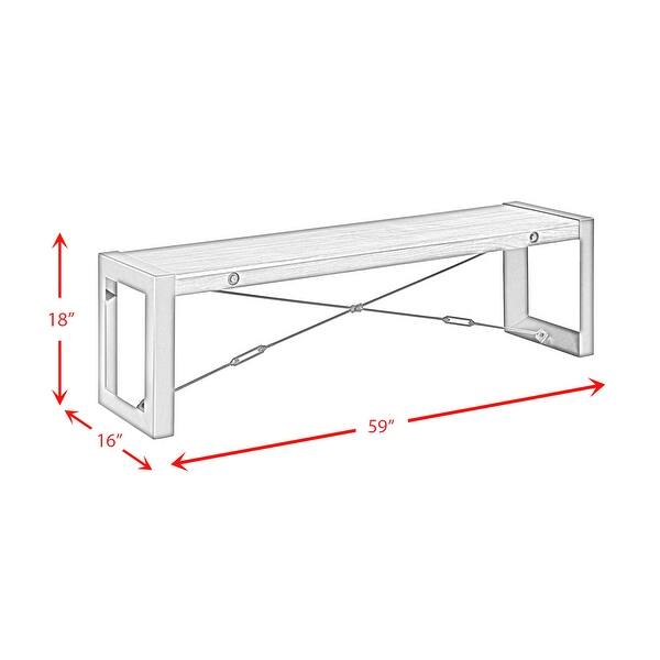 Picket House Furnishings Micah Dining Bench in Walnut - Bed Bath ...