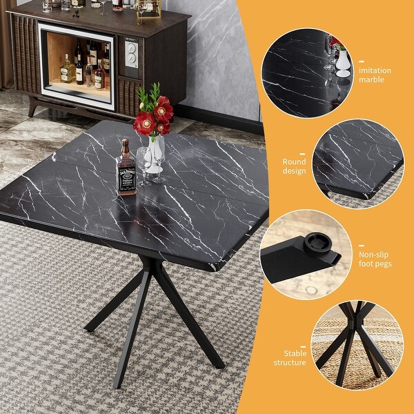 Square 6 person table store