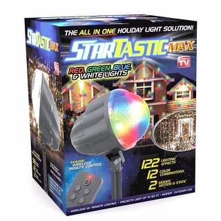 STARTASTIC MAX Remote-Controlled Outdoor/Indoor with 60 Holiday Lights ...