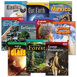 Shell Education TIME FOR KIDS Nonfiction Readers Grade 2 Set 1 - 10 ...
