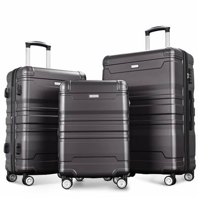 New Model Luggage Sets 3pcs Expandable Hardshell Clearance Lightweight ...