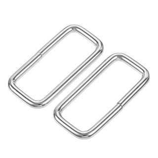 Metal Rectangle Ring Buckles 51x20mm for Bags Belts DIY 20pcs - Bed ...